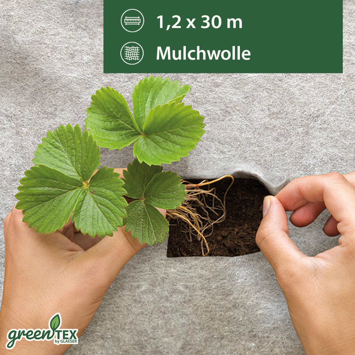greentex® Mulch wool – Natural mulch fleece against weeds and frost